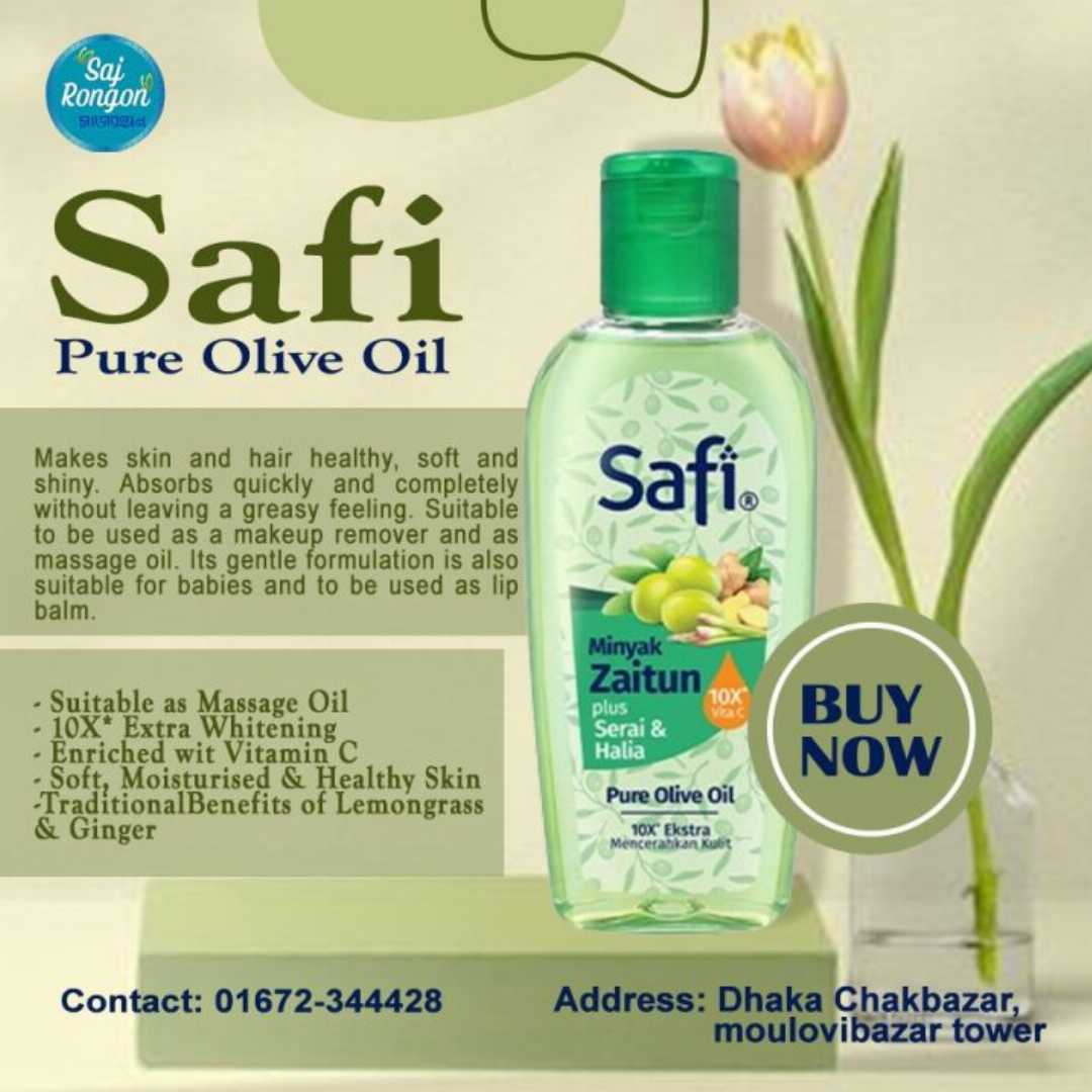 Safi Pure Olive Oil – 150ml | Cosmetic Point BD