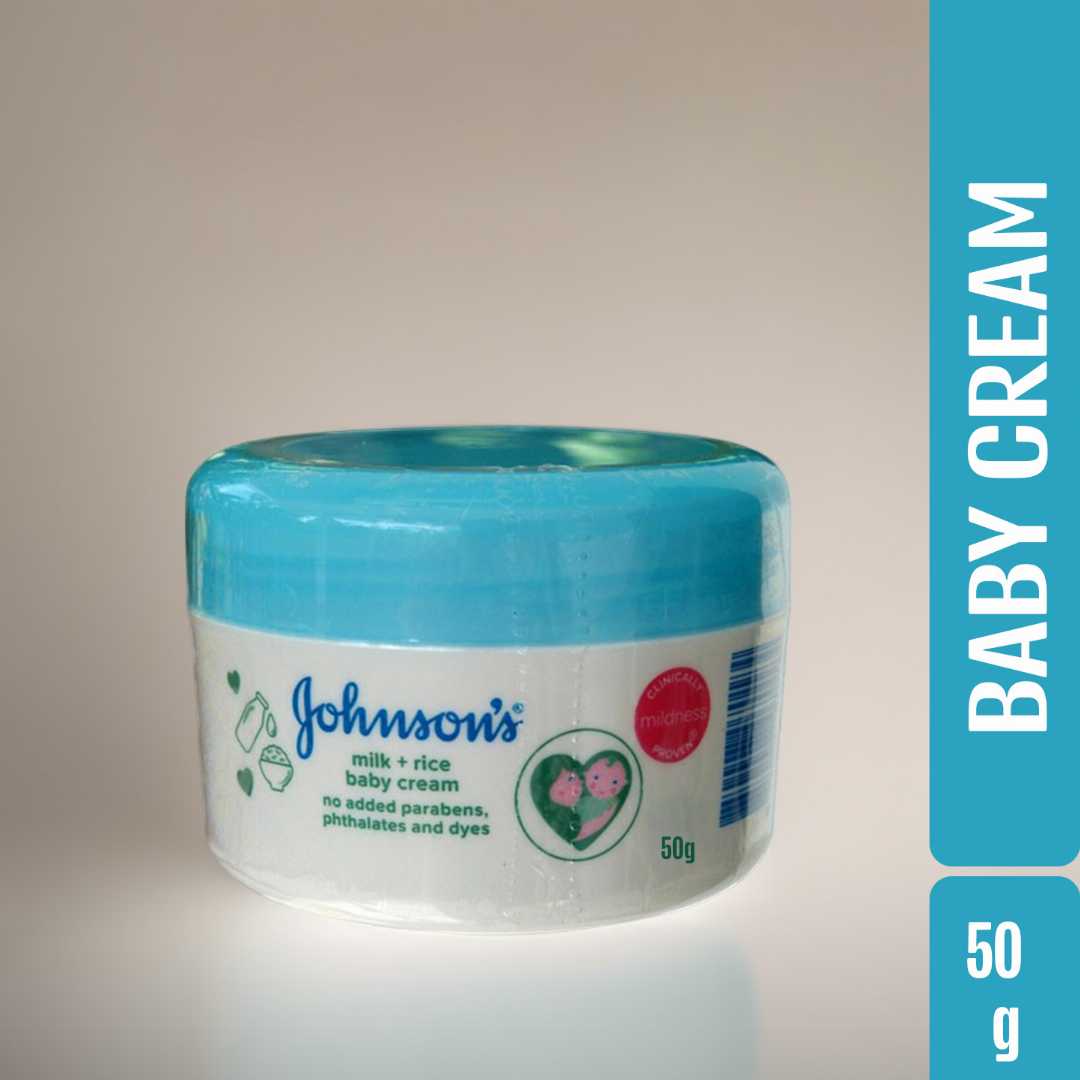 Johnsons Baby Milk+Rice baby Cream 50 gm | Cosmetic Point BD