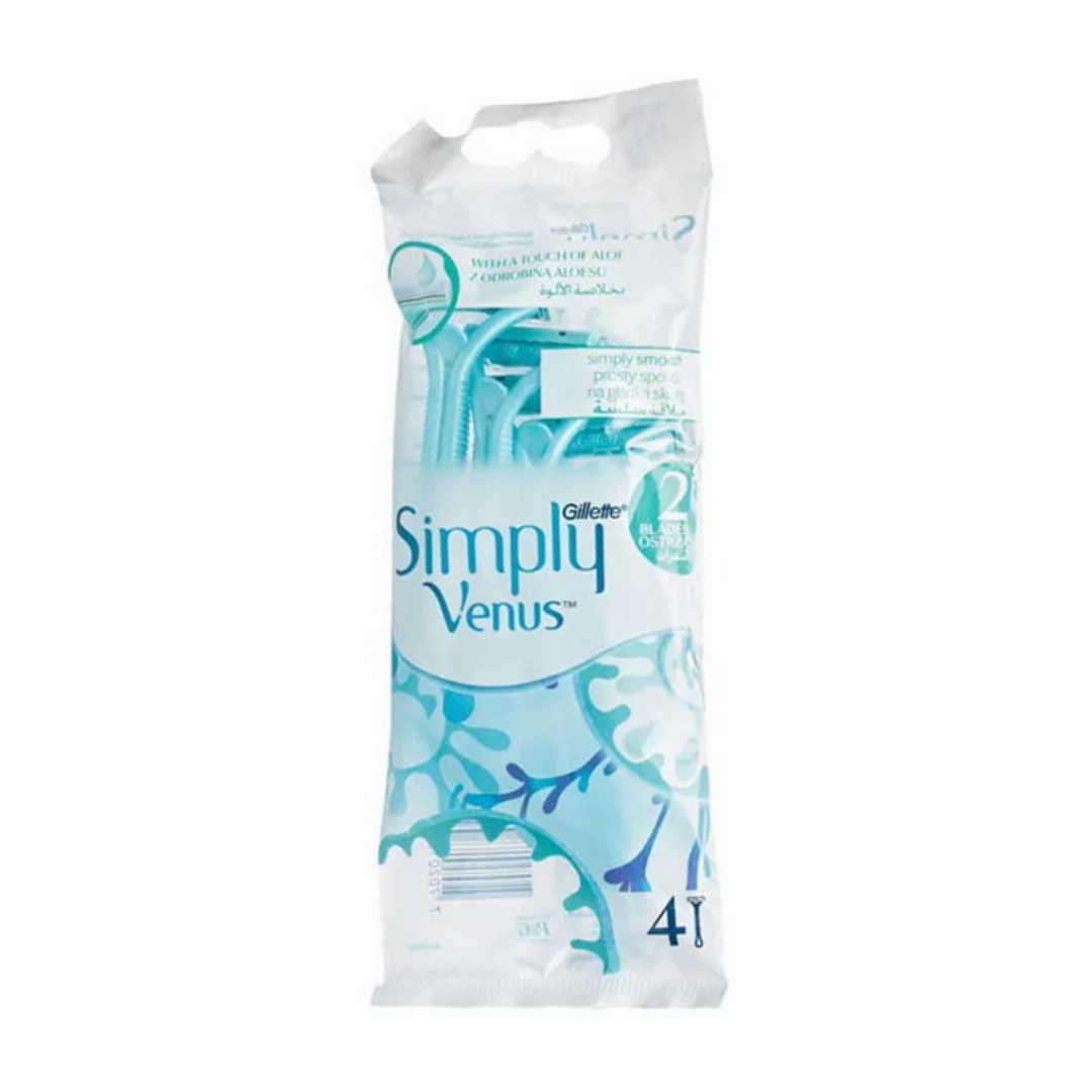 Gillette Simply Venus 2 Disposable 4 Razor For Women | Cosmetic Point BD